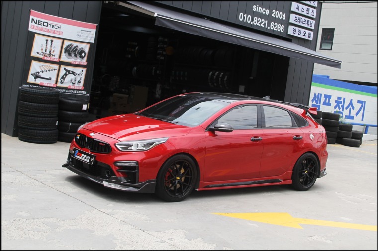 [K3GT] 휠튜닝 BBS CIR 디자인 매트블랙 18인치휠